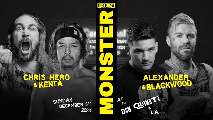Chris Hero returns to the ring, teams with KENTA on Dec. 3