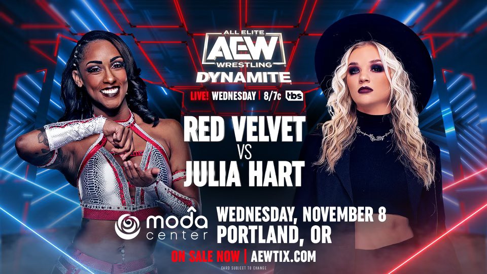 Red Velvet will return to AEW television after nine months on upcoming ...