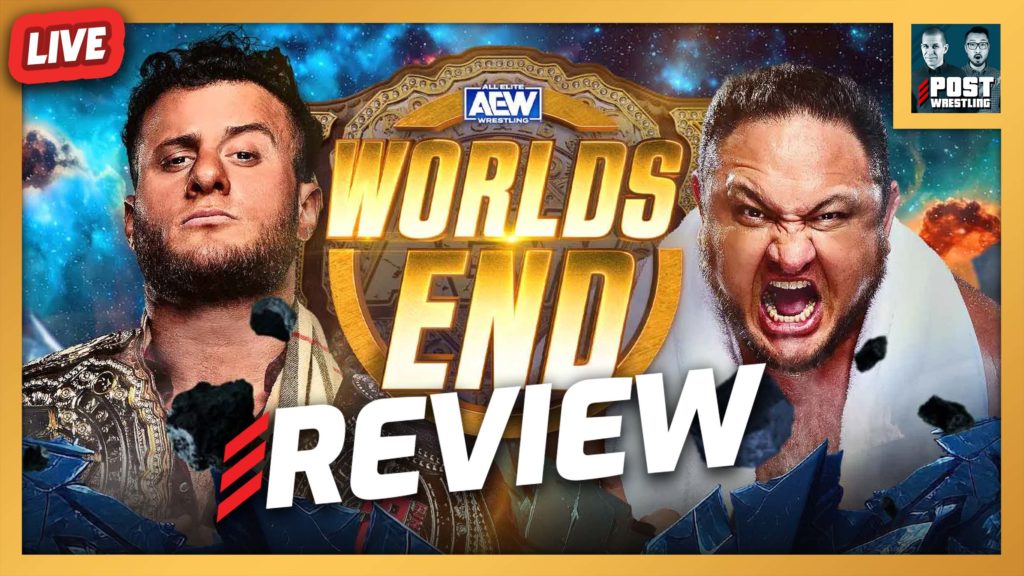 Samoa Joe wins AEW World Title at Worlds End, Adam Cole reveals himself as 'The Devil'