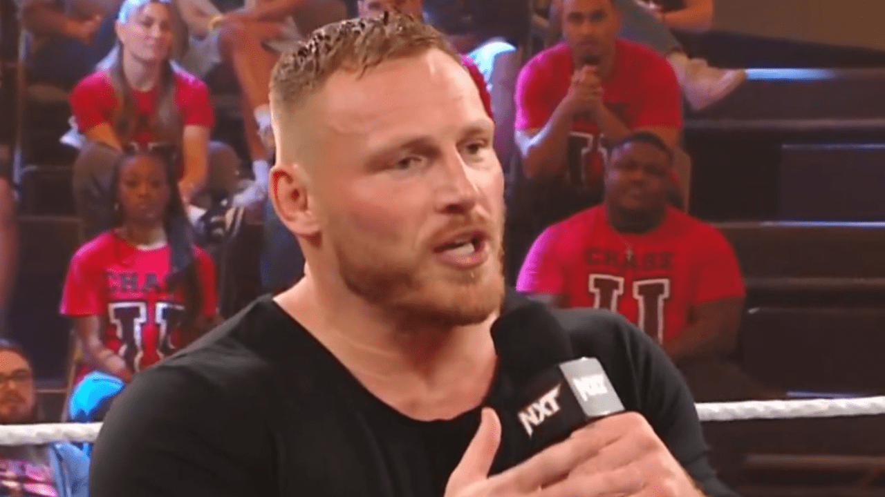 Ridge Holland states that he's back in WWE NXT