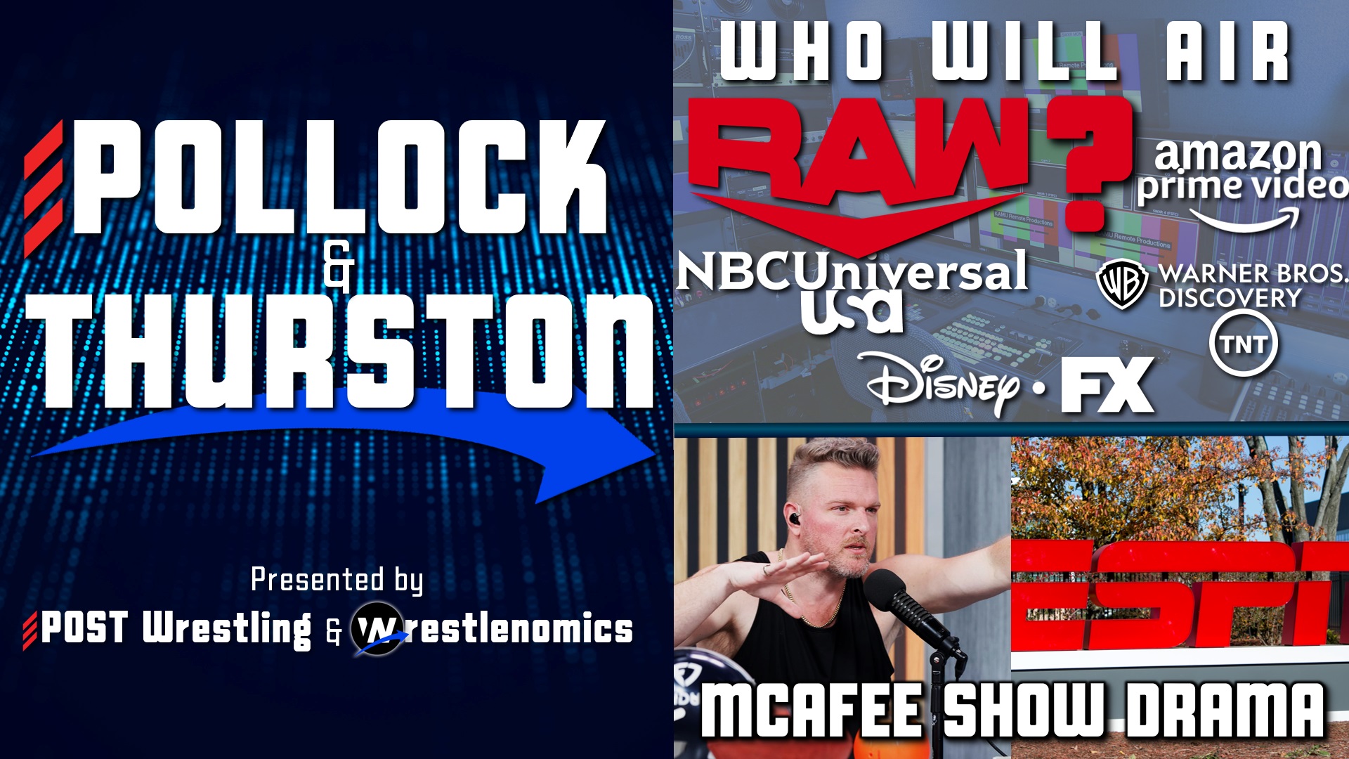 WWE Raw Predictions, Pat McAfee-ESPN | POST x Wrestlenomics