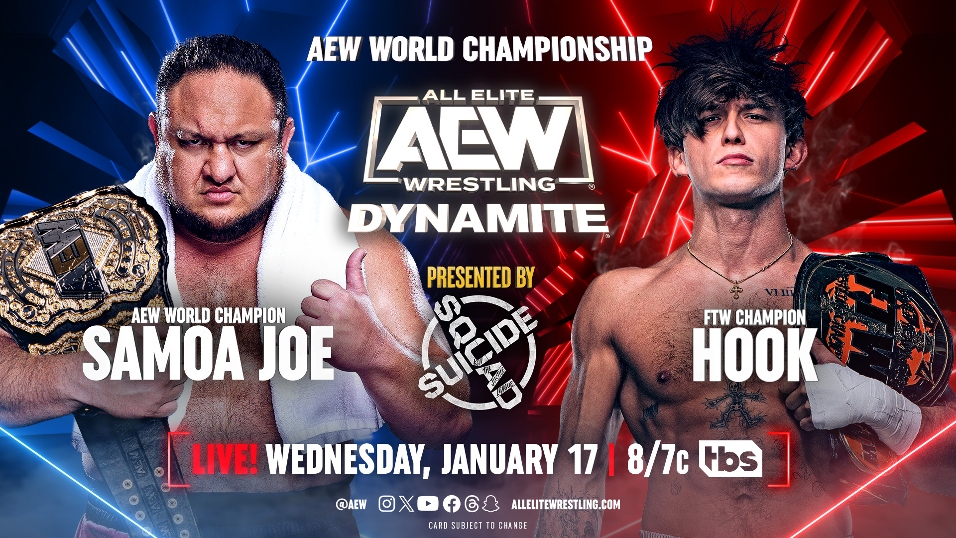 AEW Dynamite Results: Samoa Joe vs. HOOK, Cage vs. Rhodes