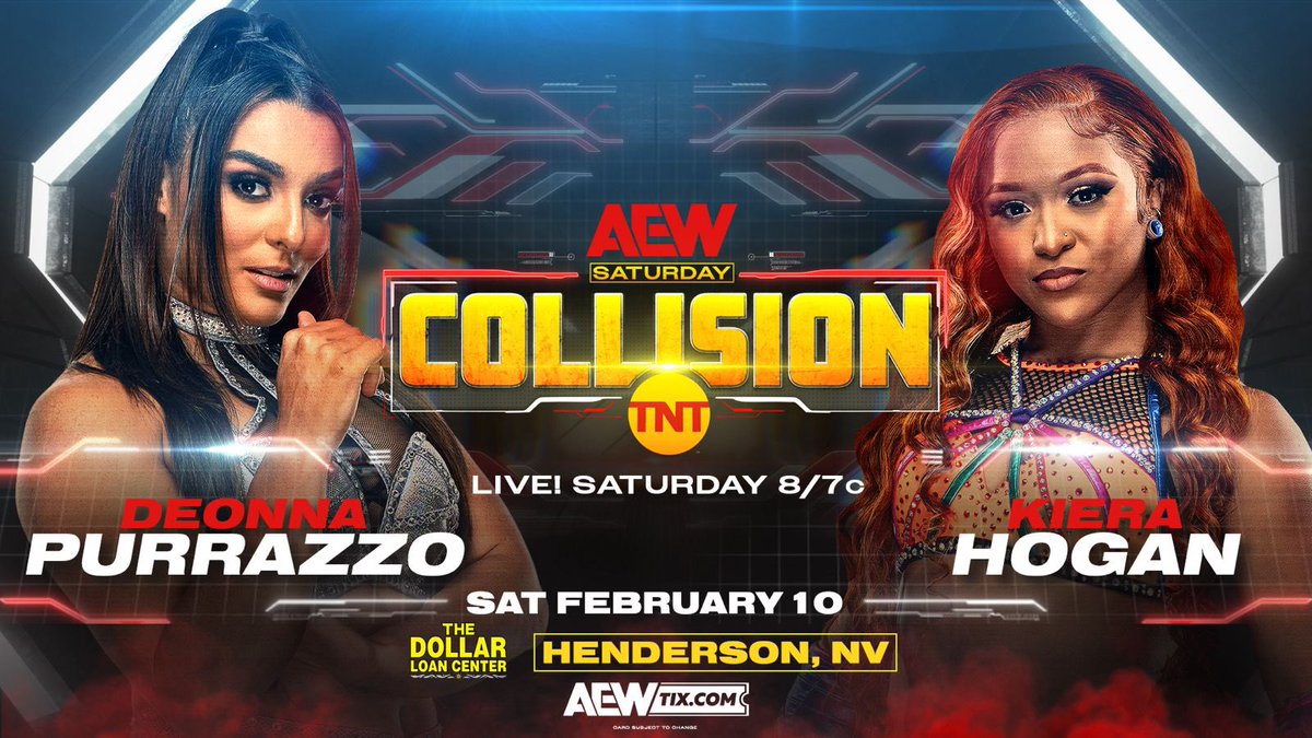 Latest match announcement for AEW Collision