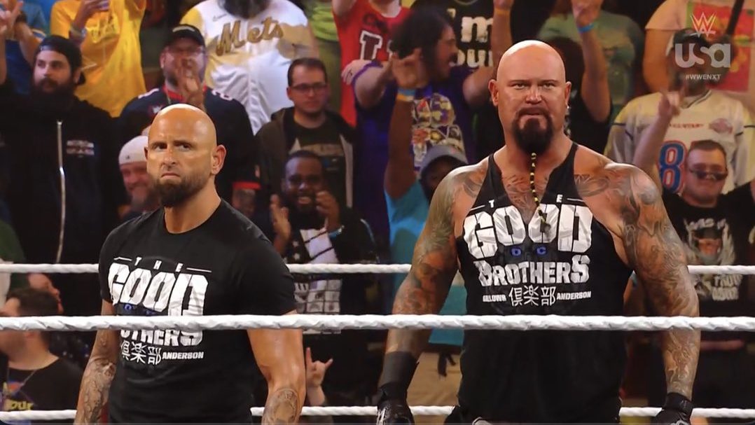 Karl Anderson & Luke Gallows make run-in on WWE NXT