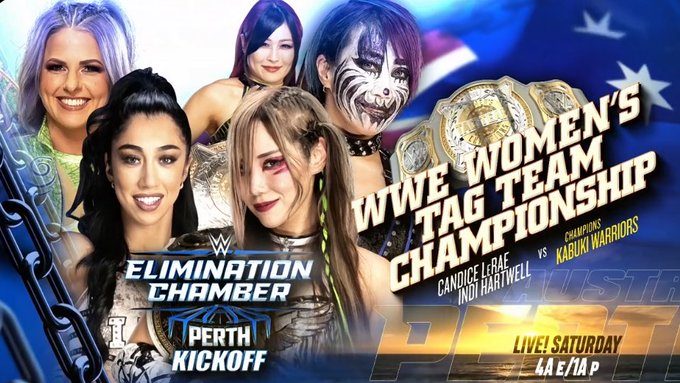 WWE Women's Tag Team Title match made official for Elimination Chamber ...