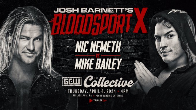 Nic Nemeth vs. 'Speedball' Mike Bailey announced for Josh Barnett's ...