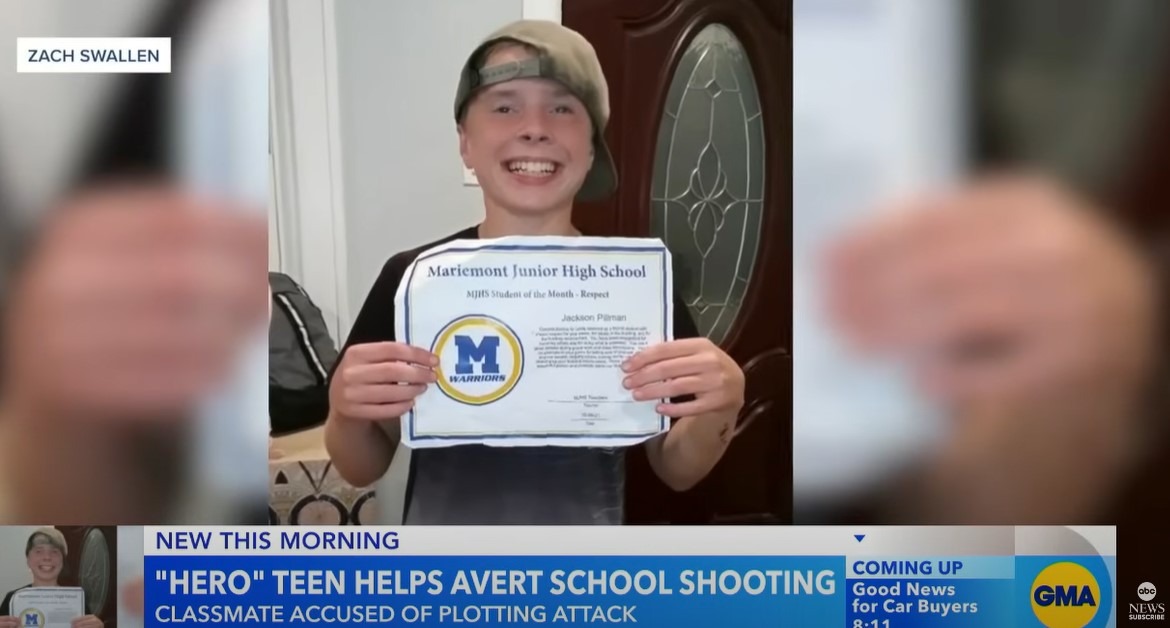 Boom Swallen, grandson of Brian Pillman, prevents school shooting