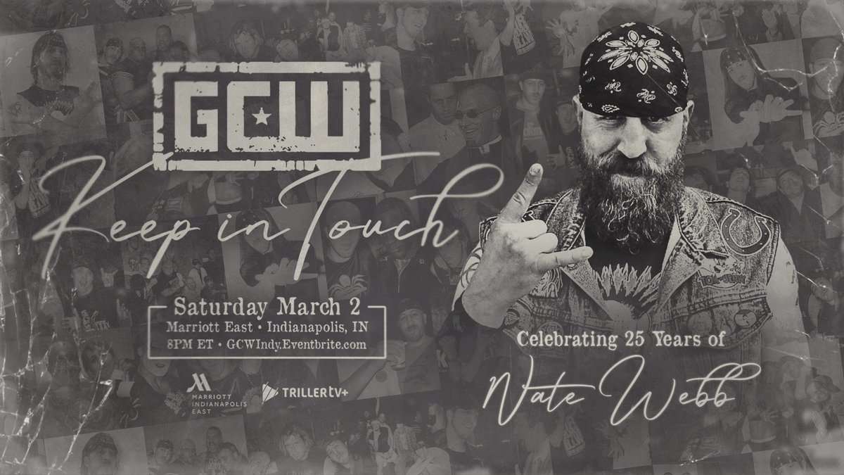 GCW Keep in Touch 2024: Celebrating 25 years of Nate Webb