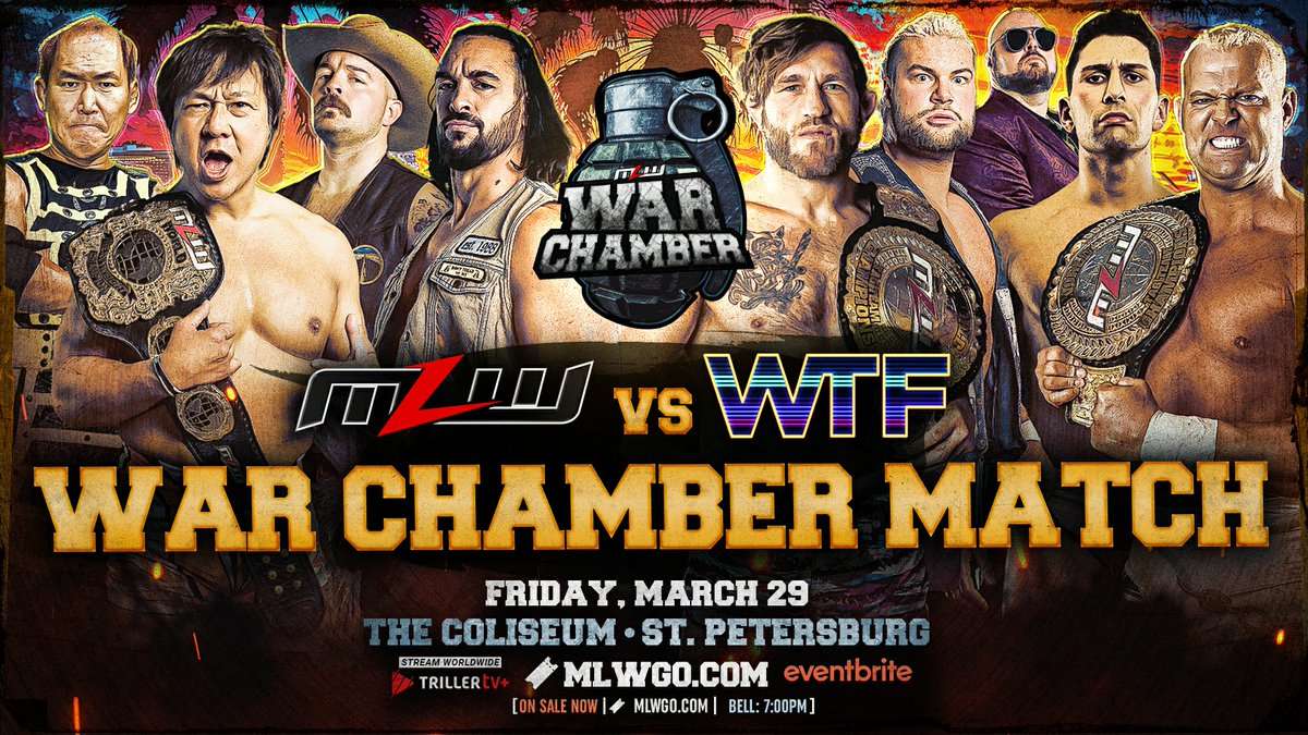 MLW War Chamber Results: MLW vs. WTF