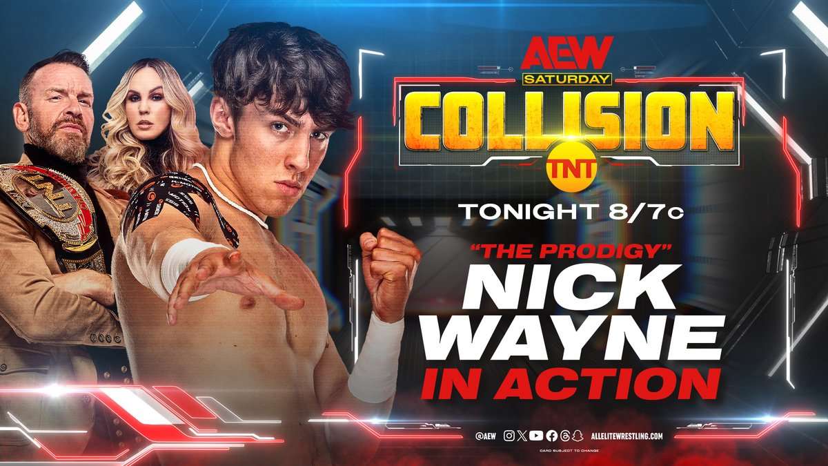Nick Wayne match added to Saturday’s episode of AEW Collision