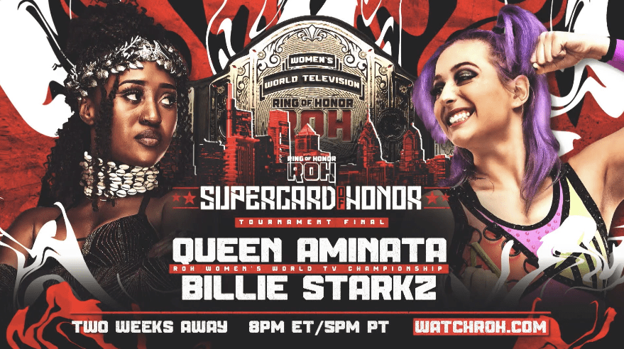 Queen Aminata to face Billie Starkz at Supercard of Honor in ROH Women ...