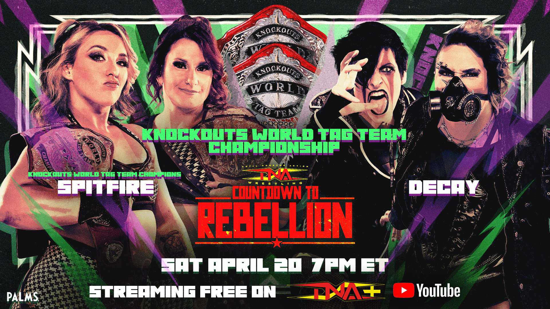 TNA Knockouts World Tag Title match added to Countdown to Rebellion