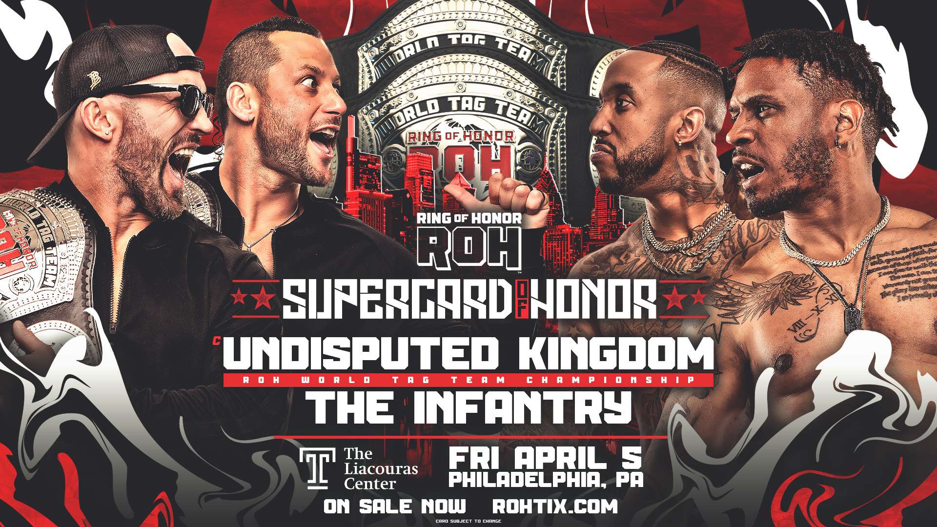 Three matches added to ROH Supercard of Honor lineup