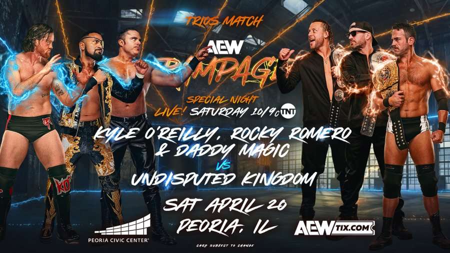 Trios match added to AEW Rampage feat. Roderick Strong & Kyle O'Reilly