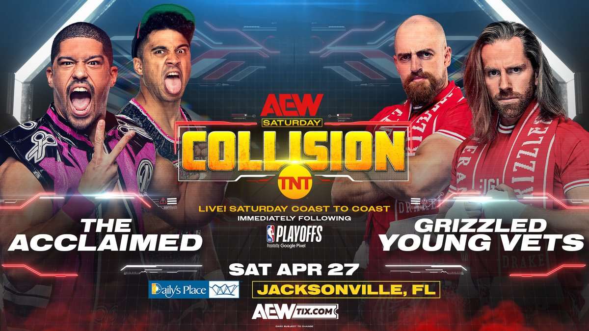 Grizzled Young Vets to face The Acclaimed in AEW debut