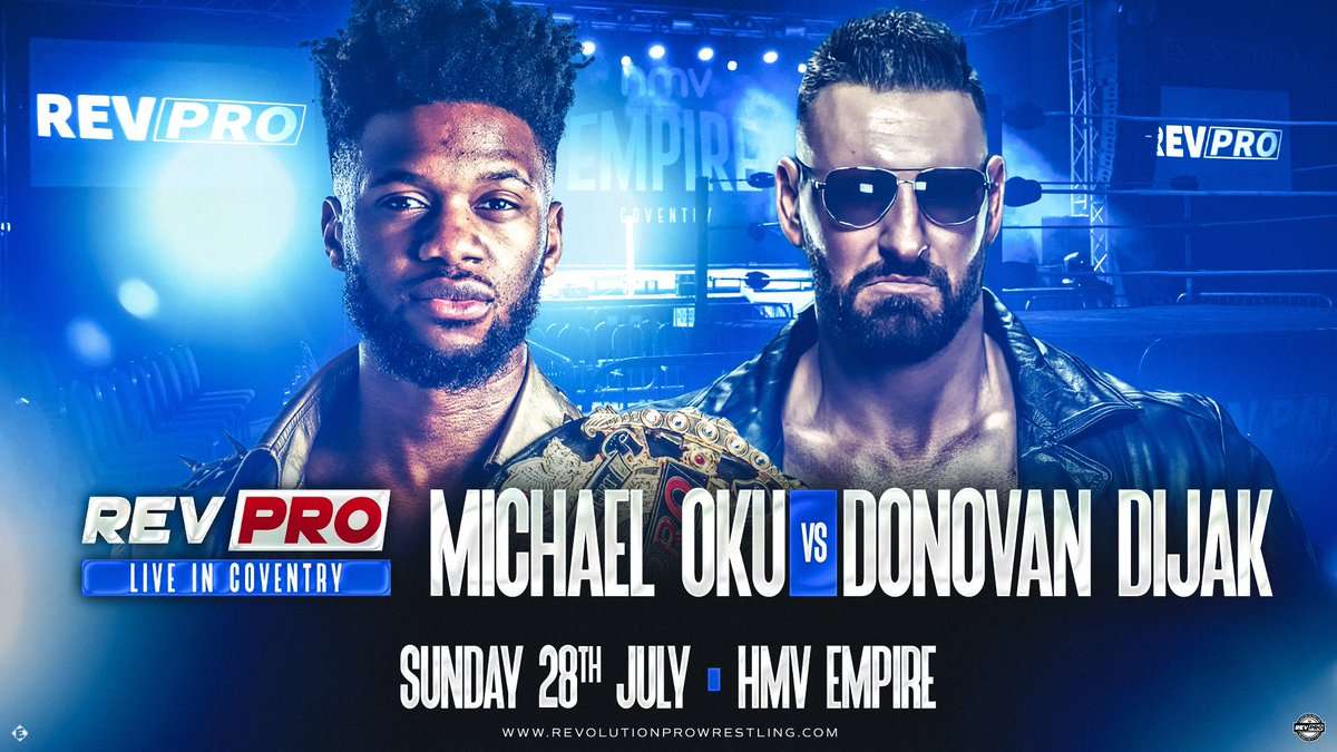 Donovan Dijak adds RevPro UK booking against Michael Oku to his post ...
