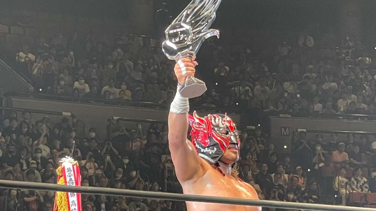 El Desperado emerges victorious from 2024 NJPW BOSJ, calls out SHO for IWGP Jr. Title Steel Cage ...