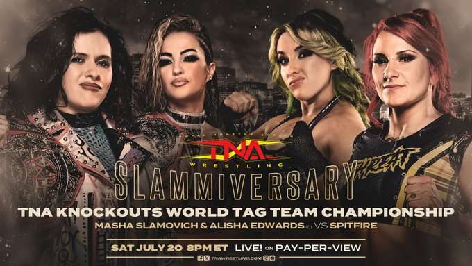 Knockouts World Tag Team Title match set for TNA Slammiversary