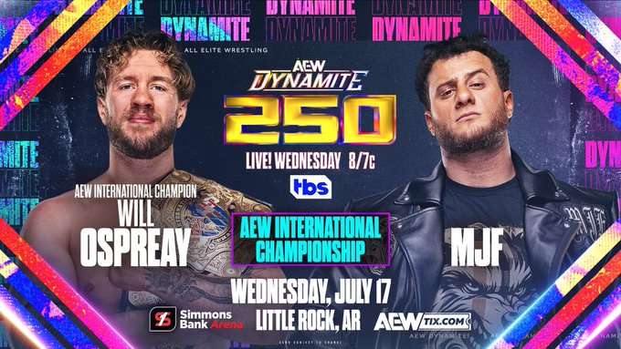 AEW Dynamite 250 Results: Will Ospreay vs. MJF, Swerve vs. Kazuchika Okada