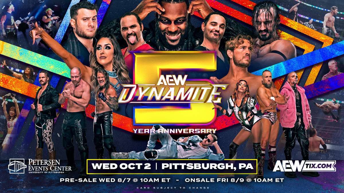 AEW announces Title Tuesday and fifth anniversary Dynamite specials for October
