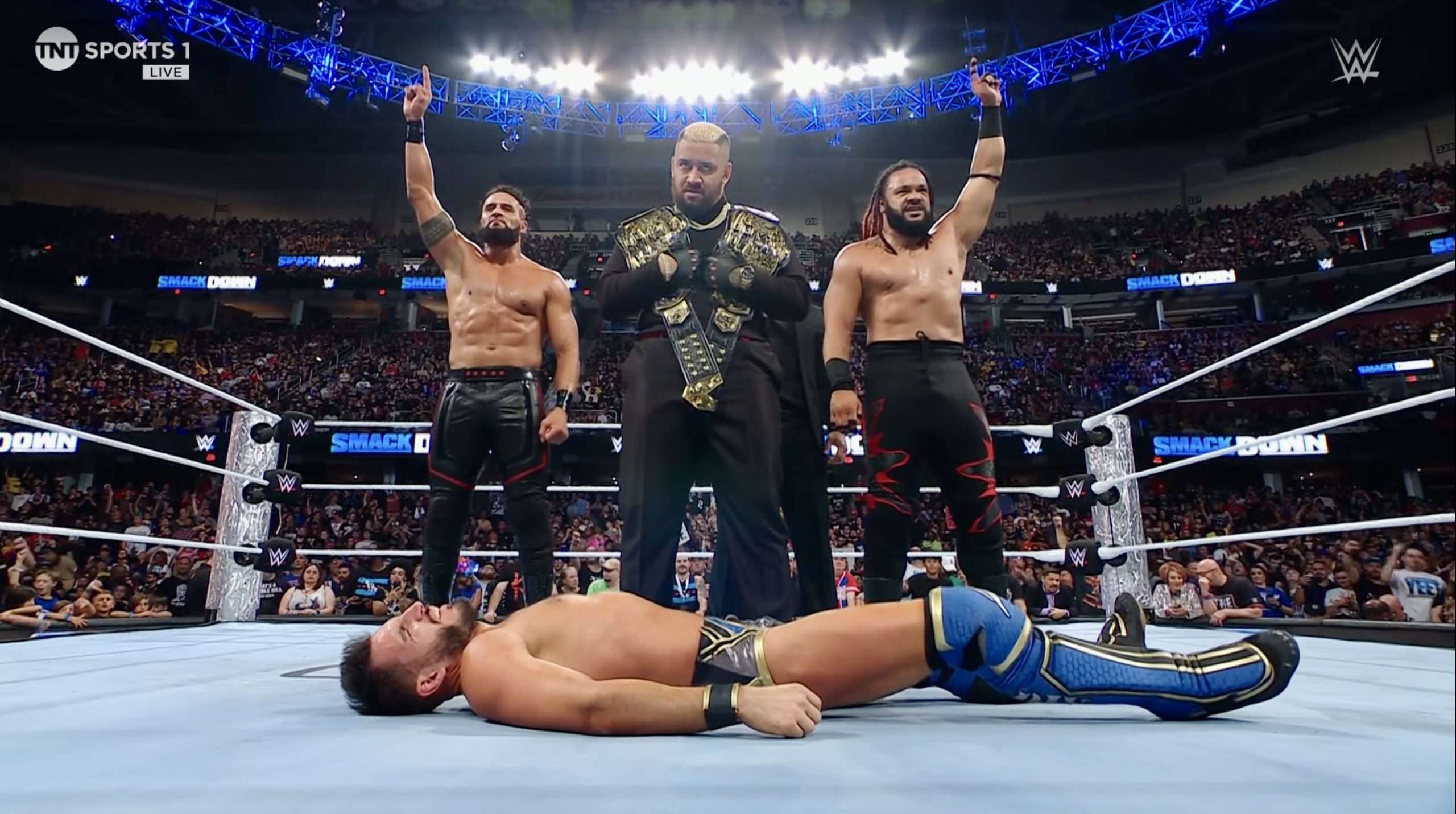 Tama Tonga & Jacob Fatu win WWE Tag Team Titles from DIY