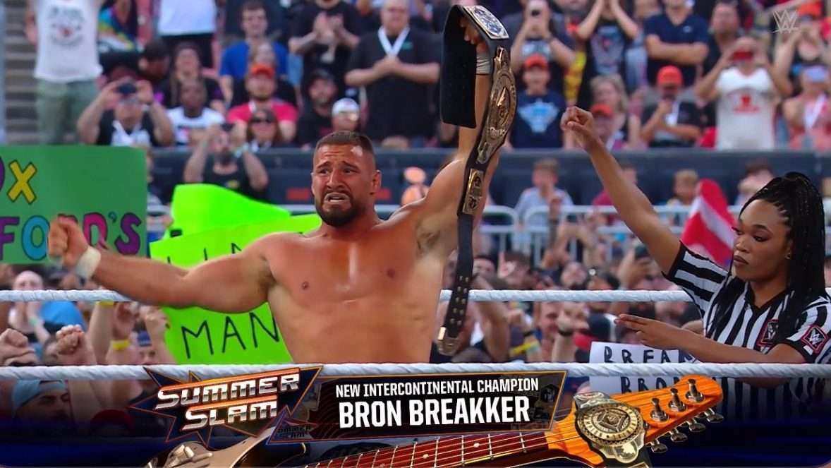 Bron Breakker def. Sami Zayn to become Intercontinental Champion at WWE ...