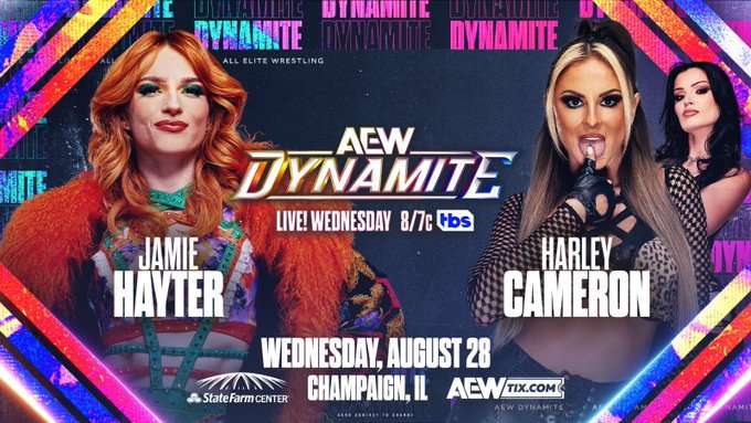Jamie Hayter vs. Harley Cameron made official for 8/28 AEW Dynamite