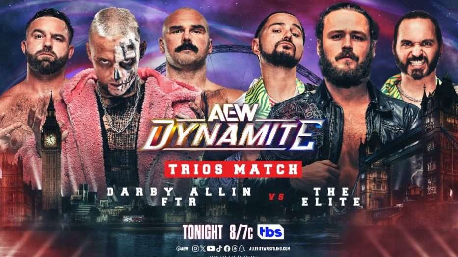 Darby Allin & FTR vs. The Elite added to Cardiff episode of AEW Dynamite