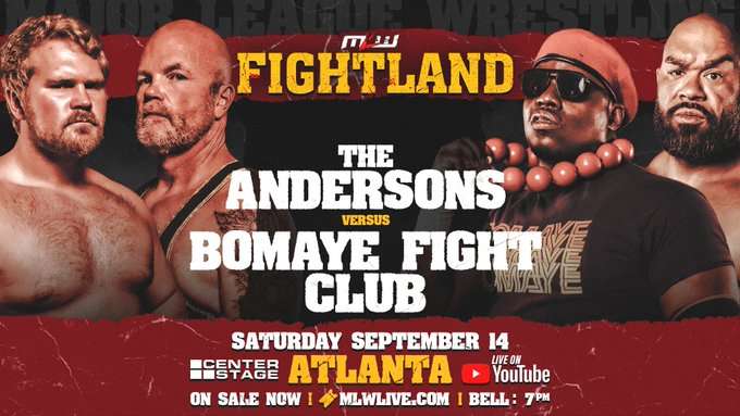 Bomaye Fight Club taking on The Andersons at MLW Fightland