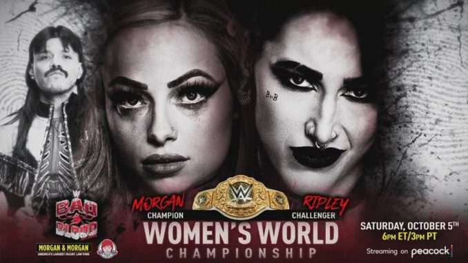 Liv Morgan defending Women's World Title against Rhea Ripley, Bálor vs ...