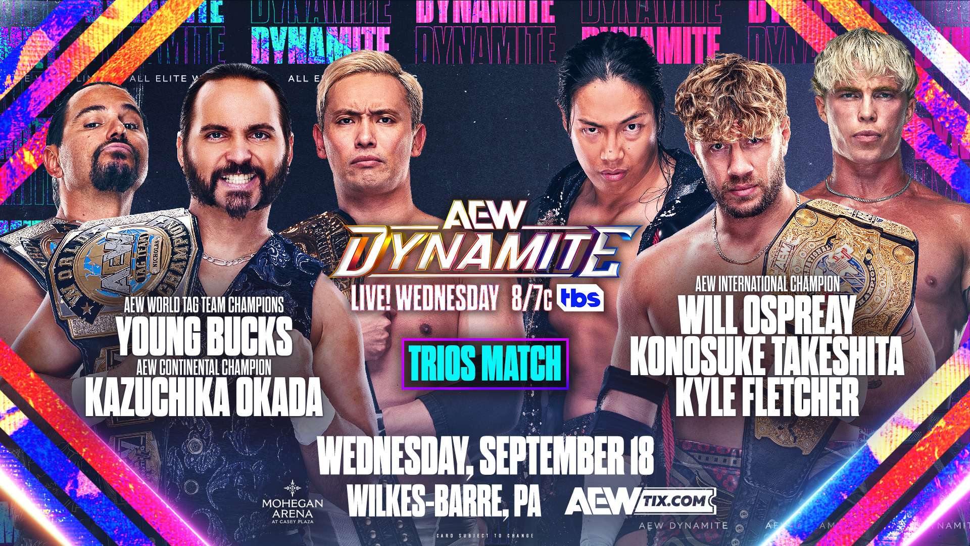 AEW Dynamite Results: The Elite vs. Ospreay, Takeshita & Fletcher