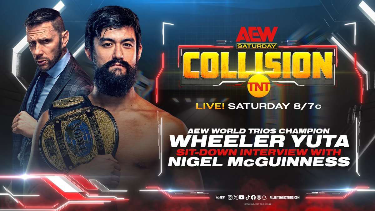 Wheeler Yuta interview among latest additions to AEW Collision