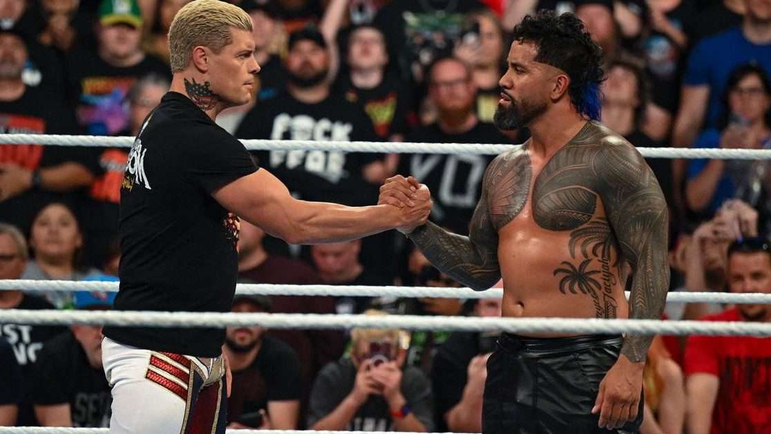 Cody Rhodes expresses how happy he is about Jey Uso winning WWE ...