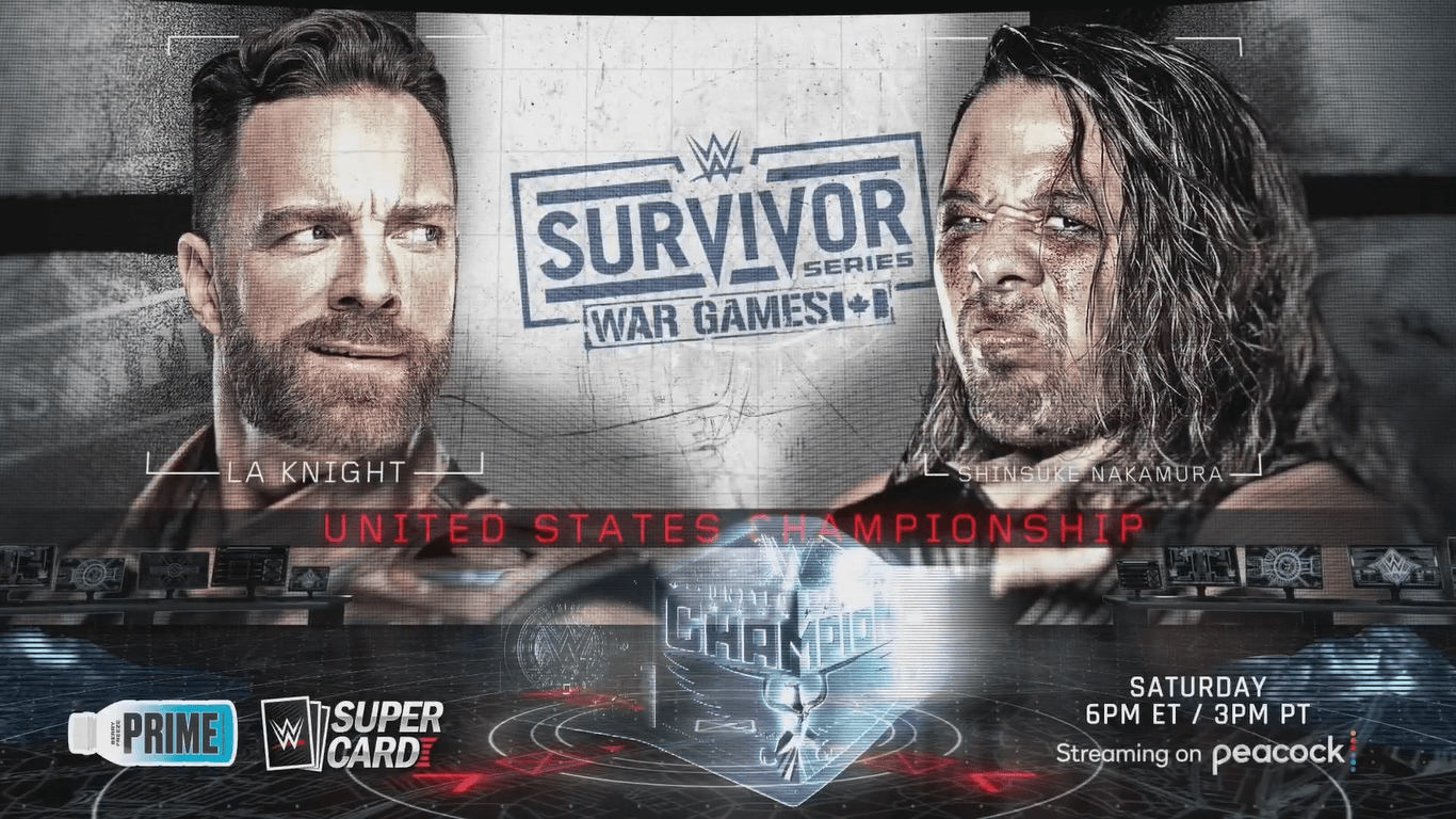 LA Knight defending WWE United States Championship against Shinsuke ...