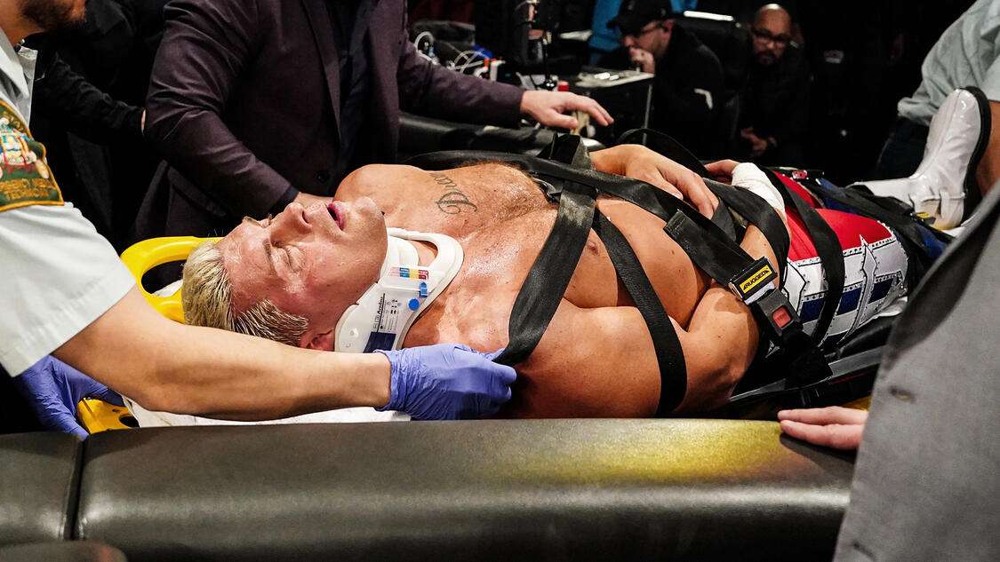 Kevin Owens hits package piledriver to Cody Rhodes in off-air angle ...