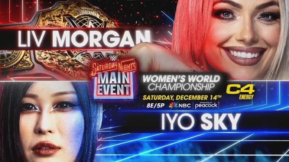 IYO SKY challenging Liv Morgan for WWE Women's World Title at Saturday ...