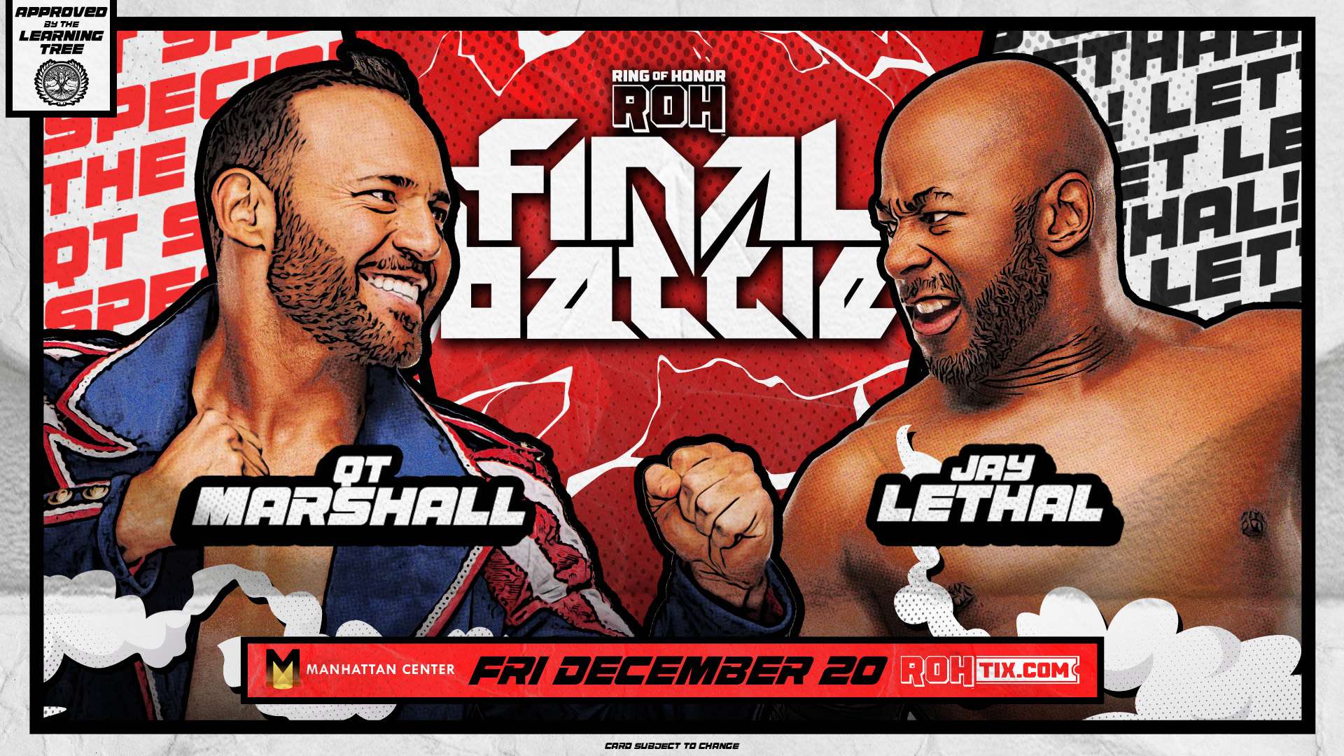 Jay Lethal vs. QT Marshall set for ROH Final Battle