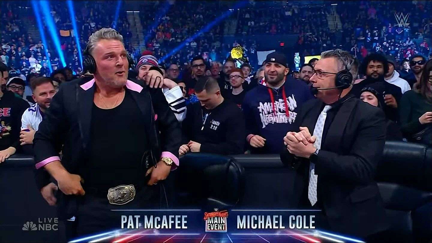 Pat McAfee returns to WWE commentary for Saturday Night's Main Event
