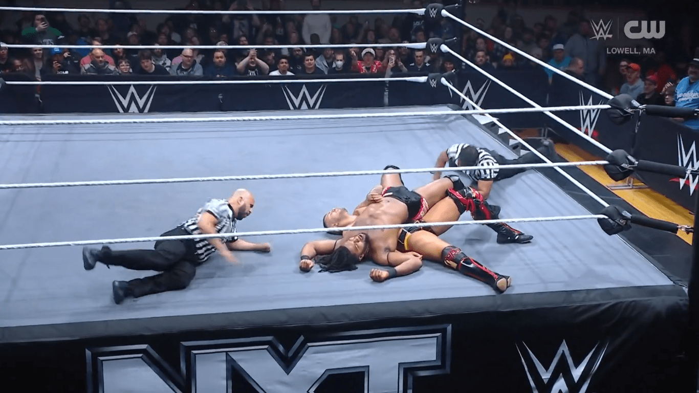 WWE NXT notes: Title match ends in double pin, Ethan Page loses his ...