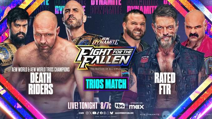 AEW Fight for the Fallen Results: Death Riders vs. Rated FTR