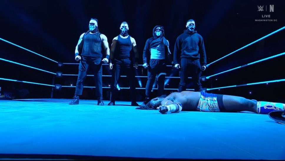 Dion Lennox, Saquon Shugars, Cutler James & Osiris Griffin target Oba Femi after NXT Title match ...