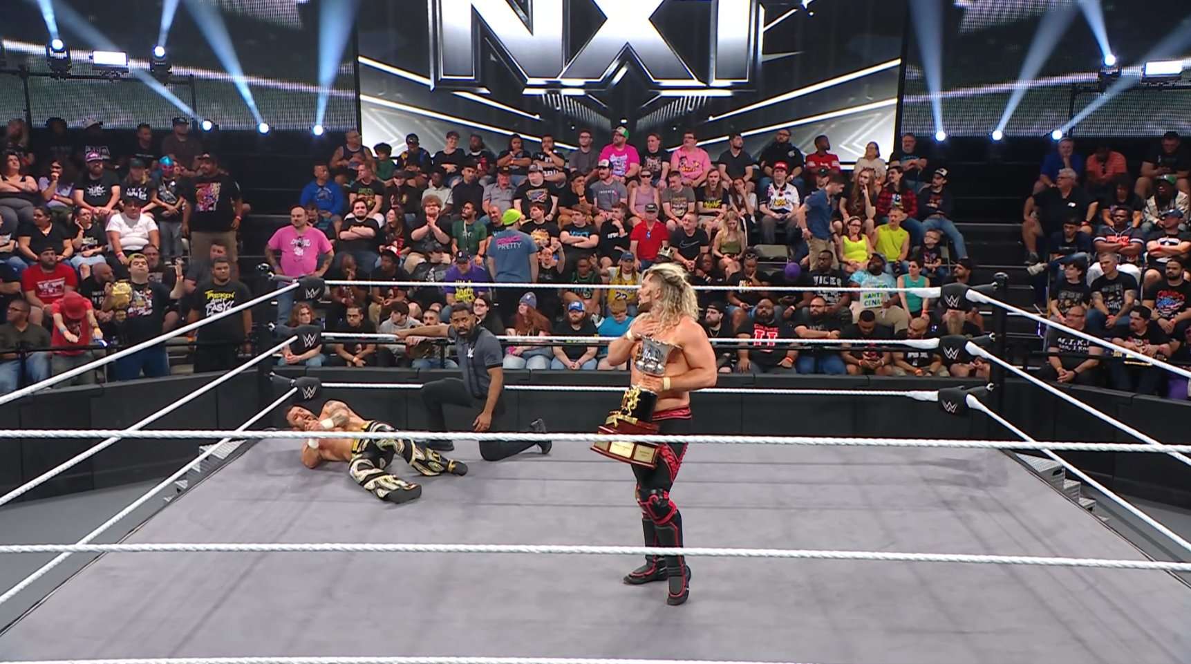 Lexis King def. TNA's JDC to retain NXT Heritage Cup