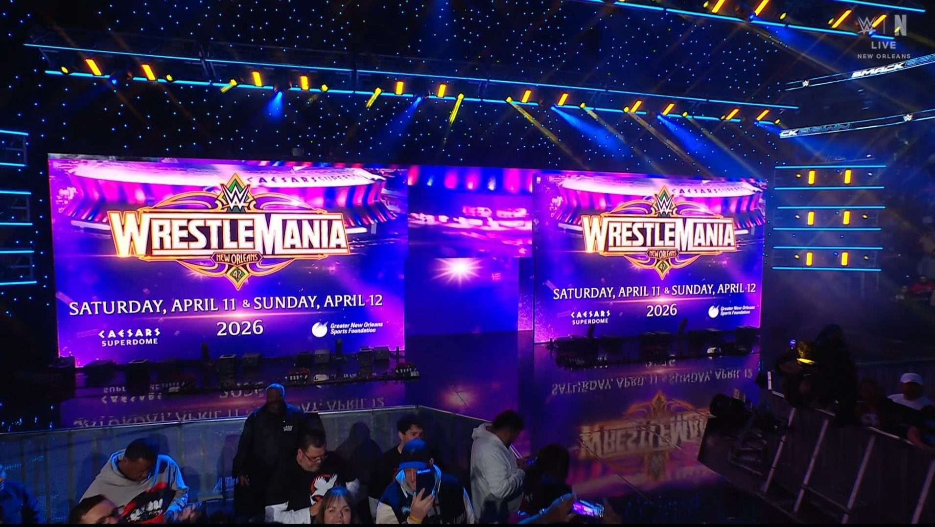 WWE confirms WrestleMania 42 will emanate from Caesars Superdome in New ...
