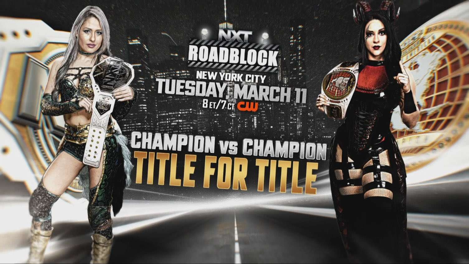 Giulia vs. Stephanie Vaquer double title match confirmed for NXT Roadblock