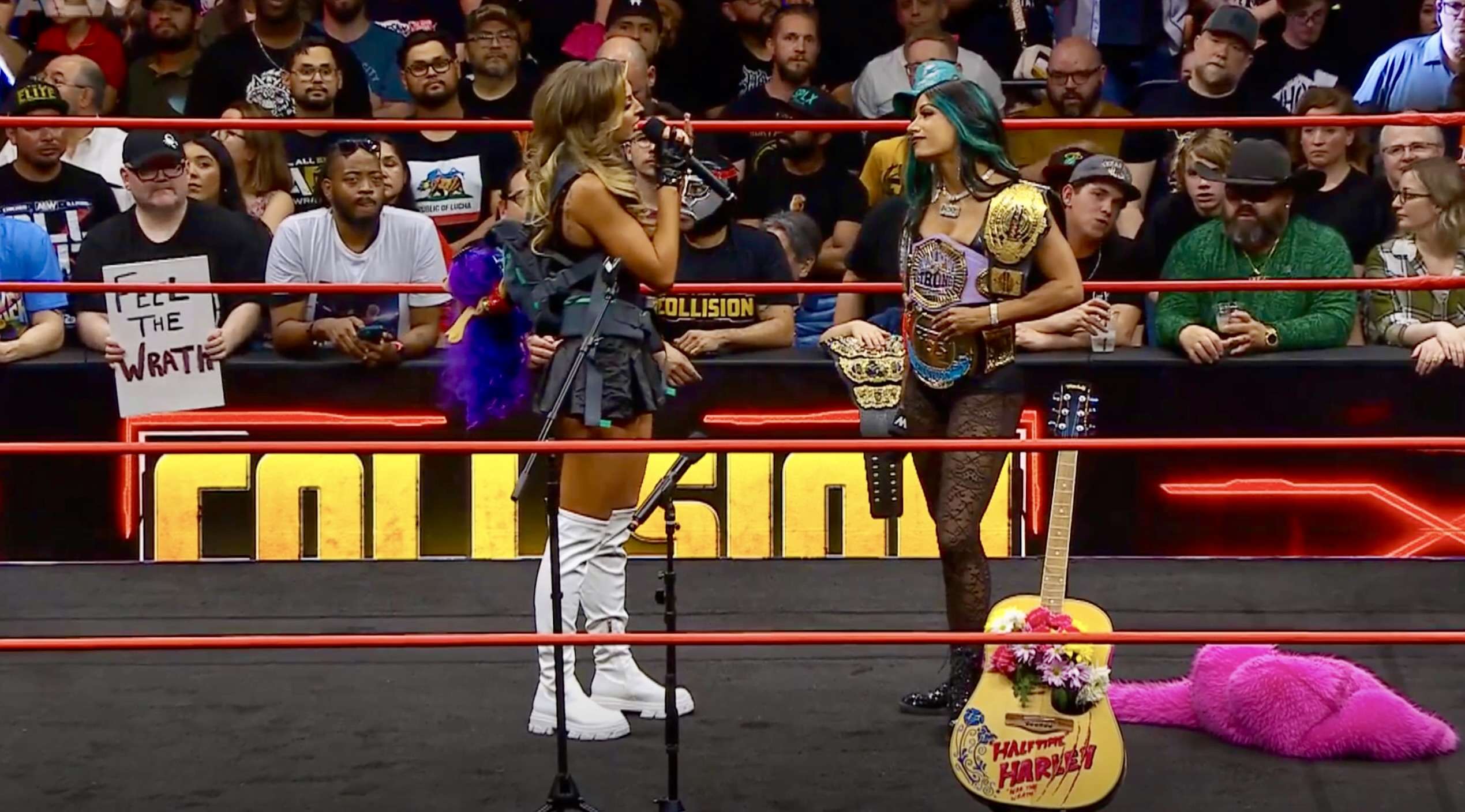 AEW Collision results: Hologram returns, Mercedes Moné vs. Harley ...