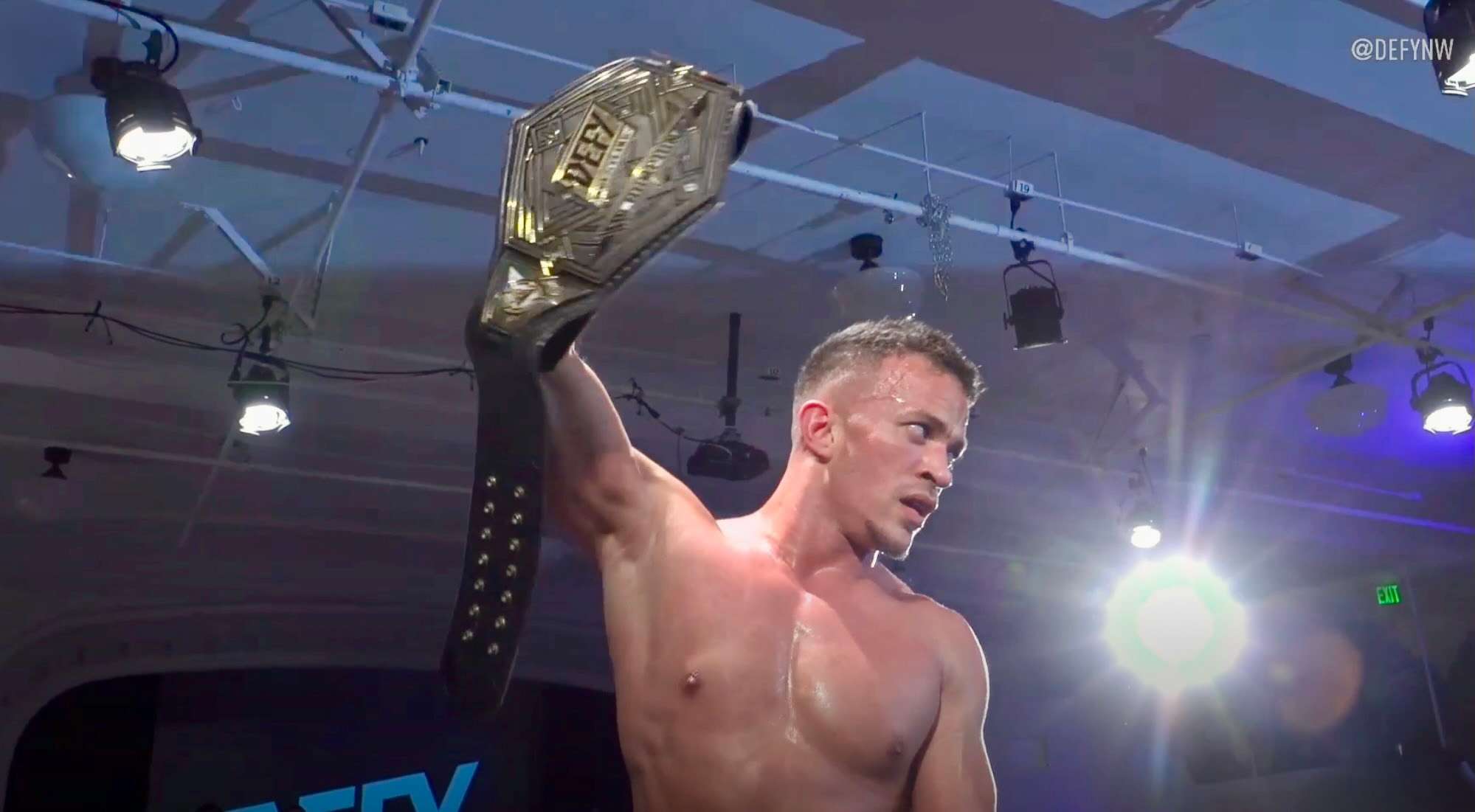 Ricky Starks wins DEFY World Championship, Ricochet and Swerve ...