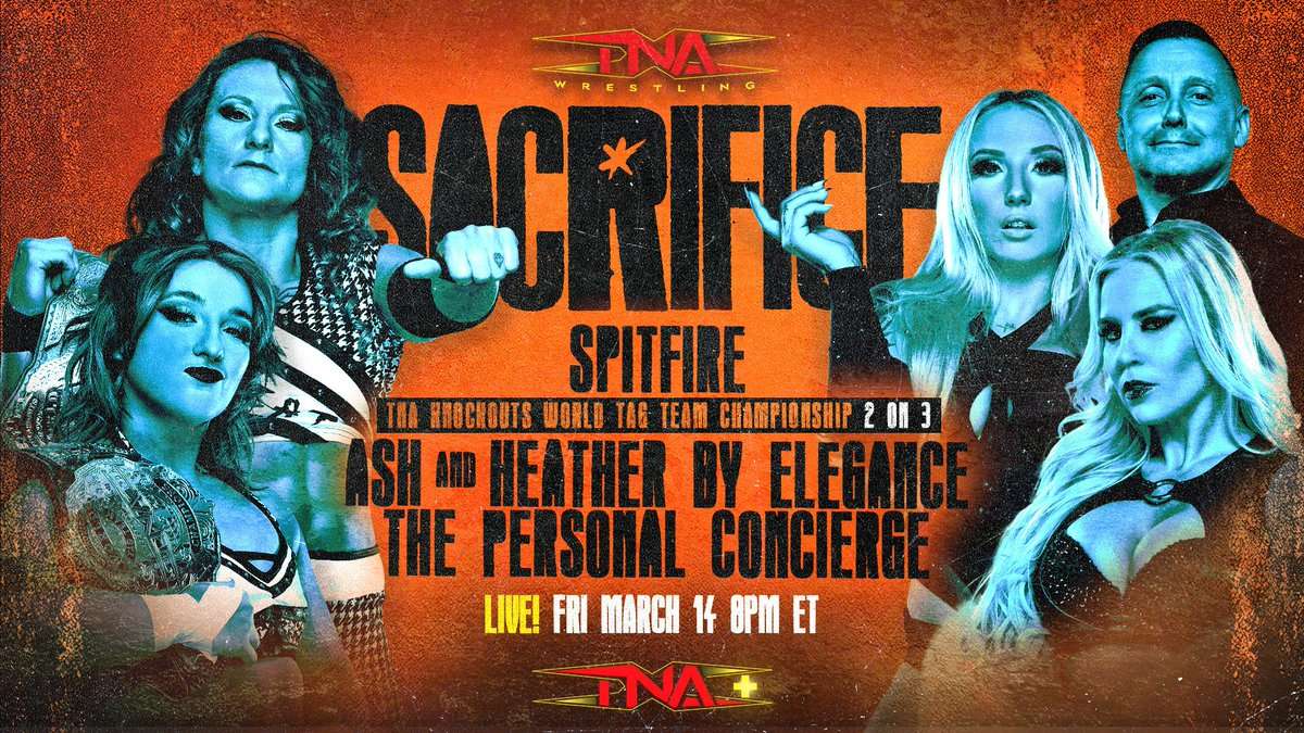 2-on-3 Handicap match for Knockouts World Tag Team Titles added to TNA ...