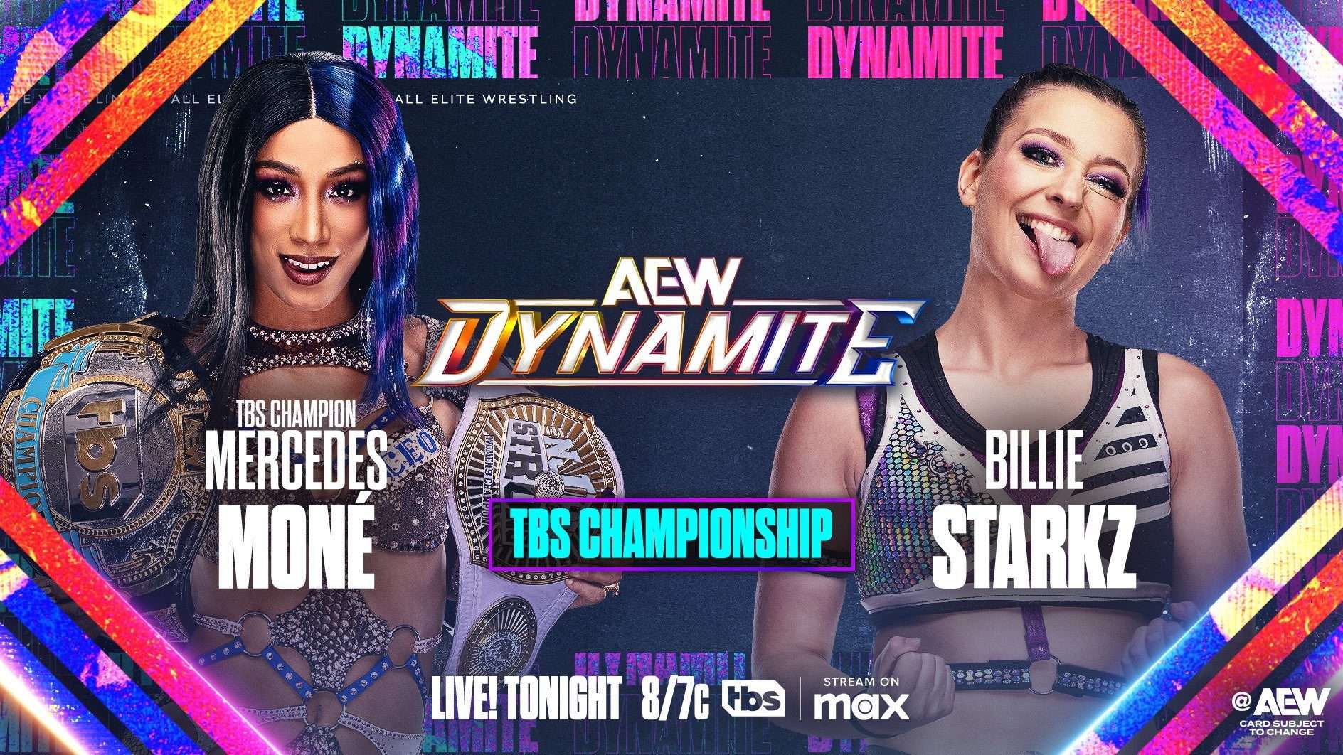 Mercedes Moné vs. Billie Starkz set for tonight's AEW Dynamite - POST ...