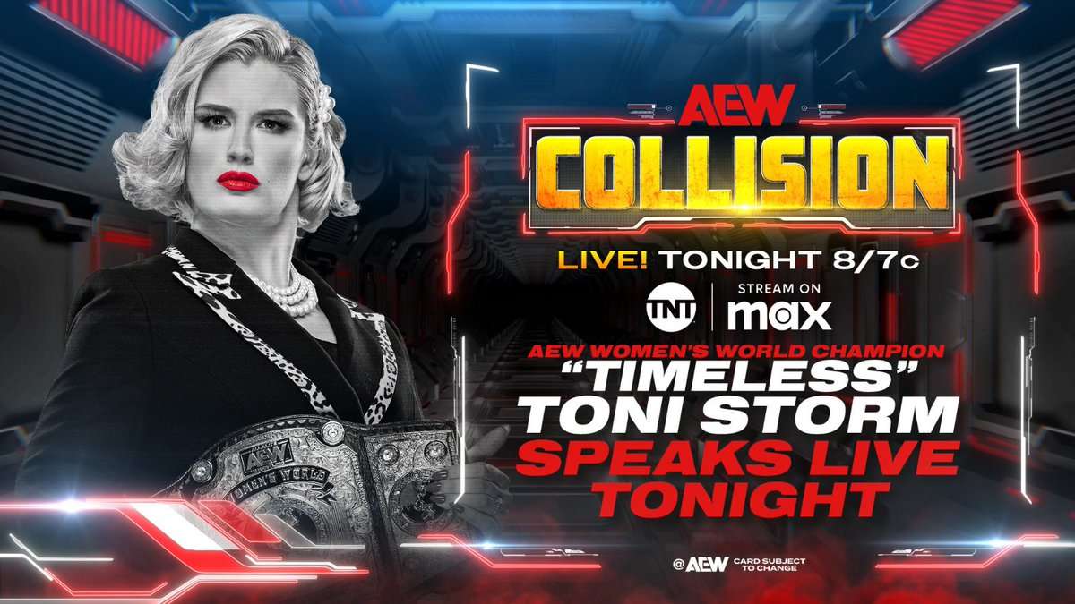 ‘Timeless’ Toni Storm will kick off AEW Collision