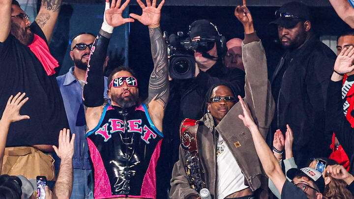 Jey Uso jokes about Travis Scott slapping Cody Rhodes at WWE ...